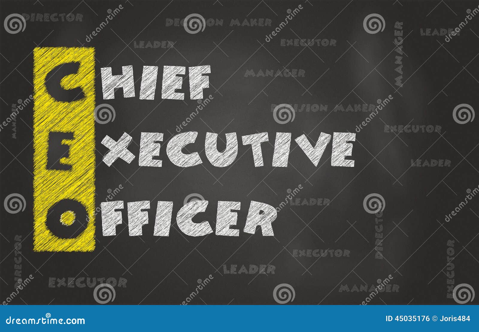Abbreviation of Chief Executive Officer Stock Illustration ...