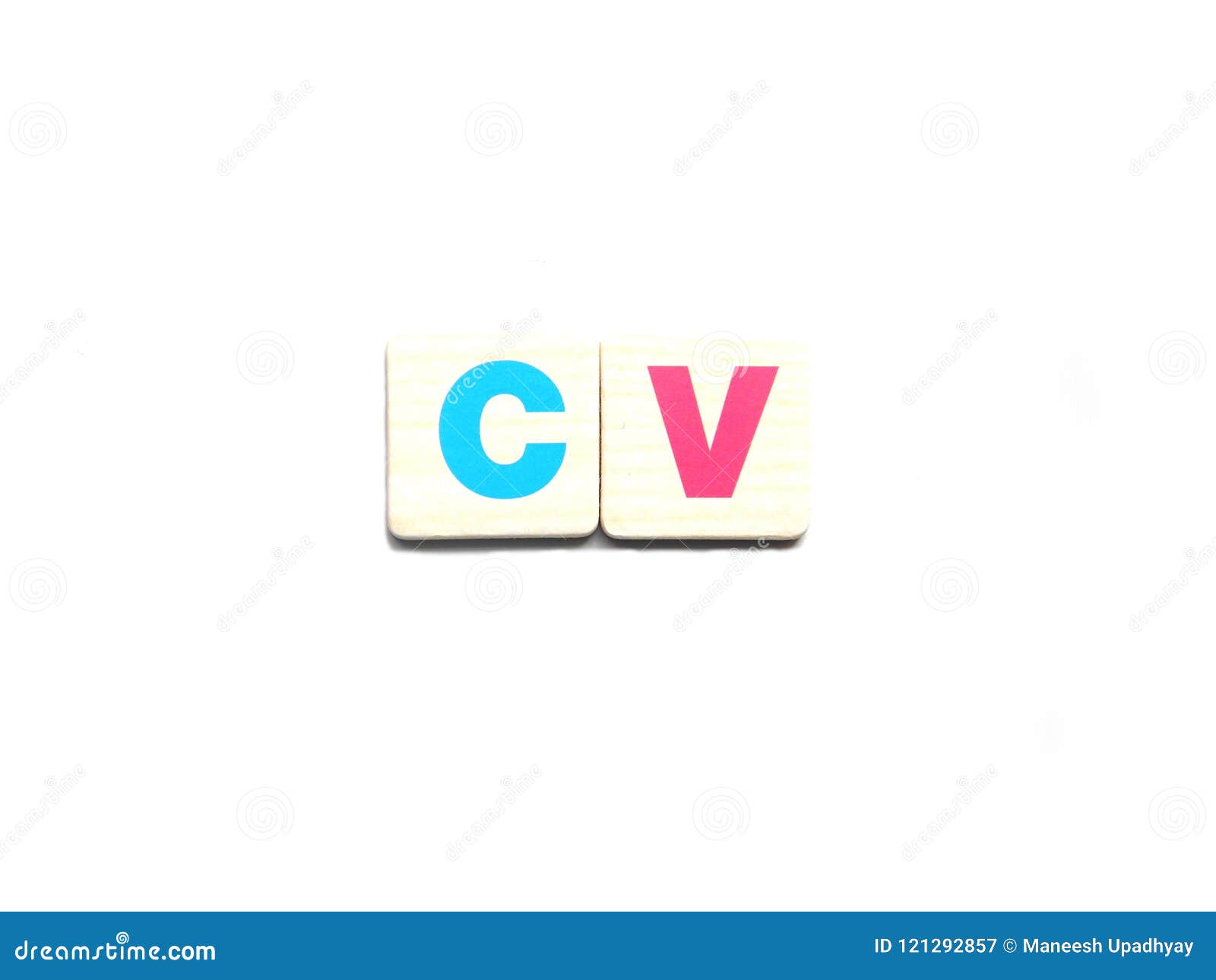 Abbreviation CV on White Background Stock Image - Image of backgrounds ...