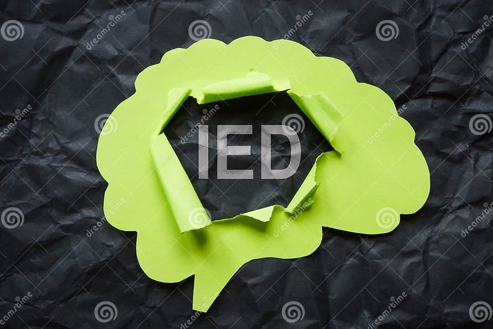 Abbreviation IED Intermittent Explosive Disorder and a Torn Paper Brain ...