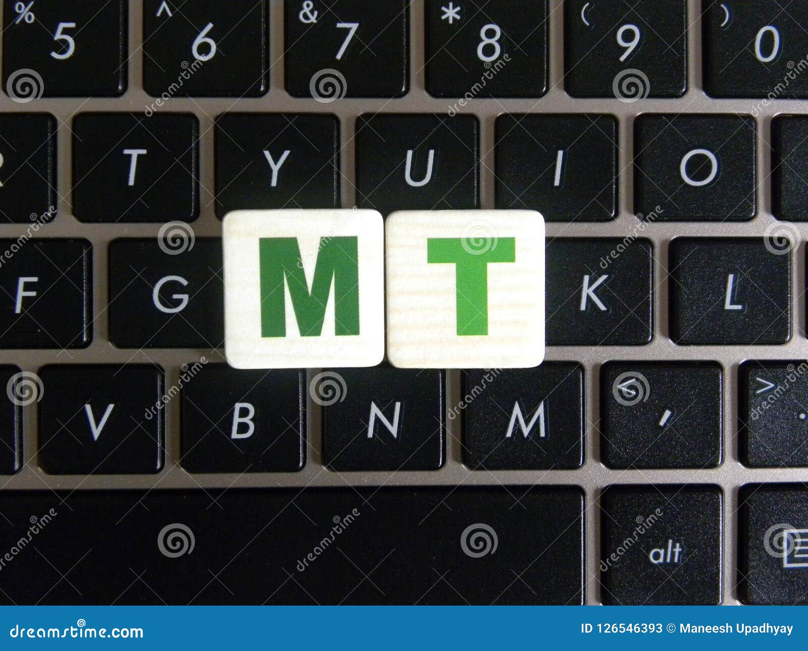 Abbreviation MT on Keyboard Background Stock Image - Image of keywords ...