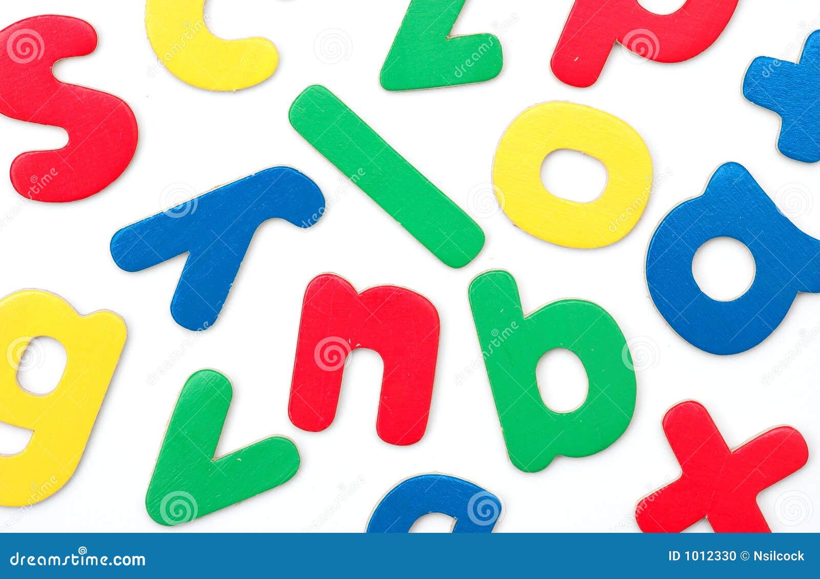 ABC photo stock. Image du lettres, coloré, charme, enfant - 1012330