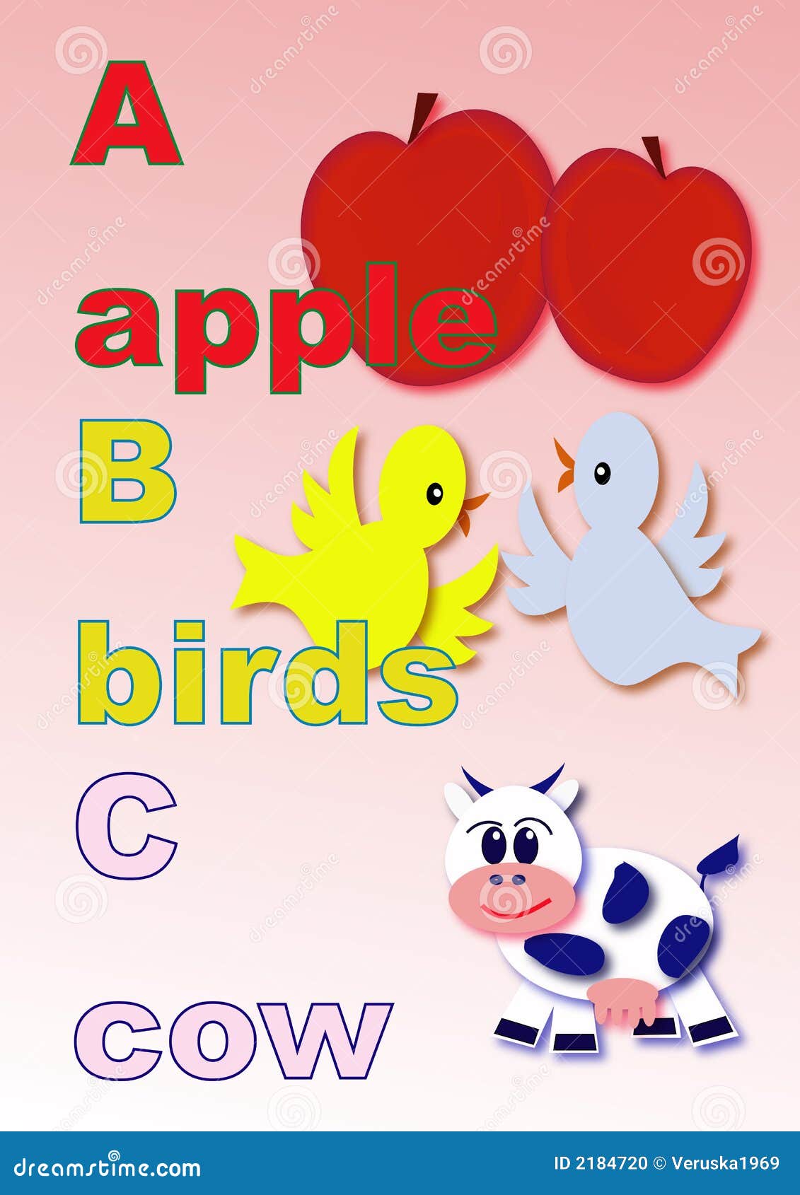 ABC stock illustration. Illustration of objects, preschool - 2184720