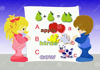 ABC stock illustration. Illustration of friend, school - 2862307