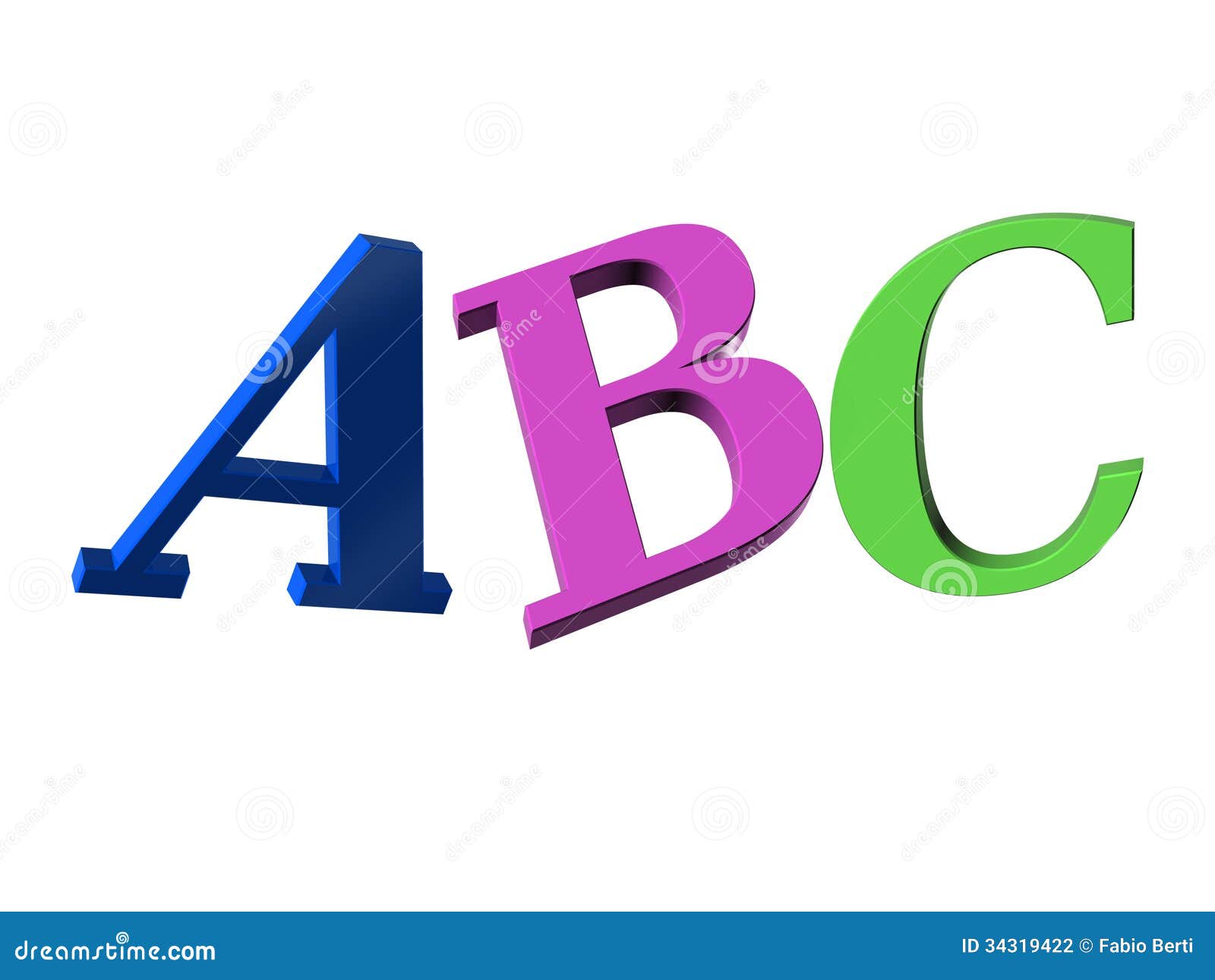 Abc 3d Letters