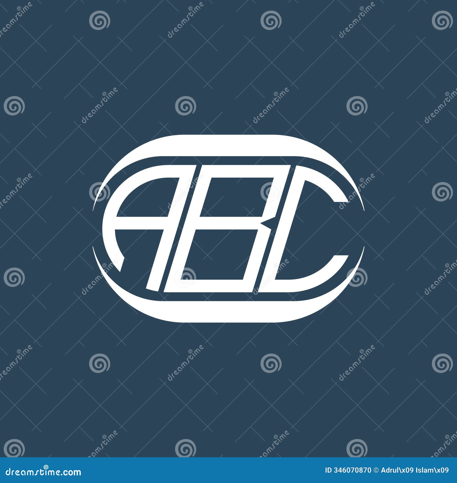 ABC Abstract Monogram Logo Design. ABC Monogram Unique Modern Flat ...