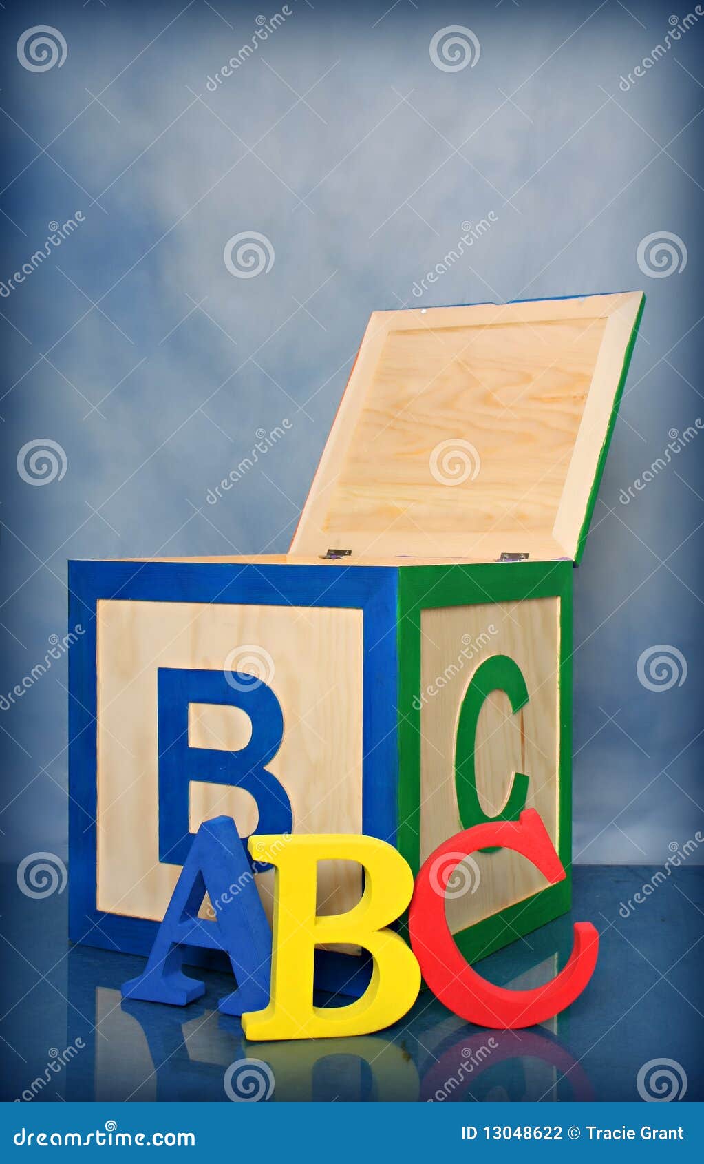 Alphabet Block With 1234 On Book Stock Photo | CartoonDealer.com #33033864