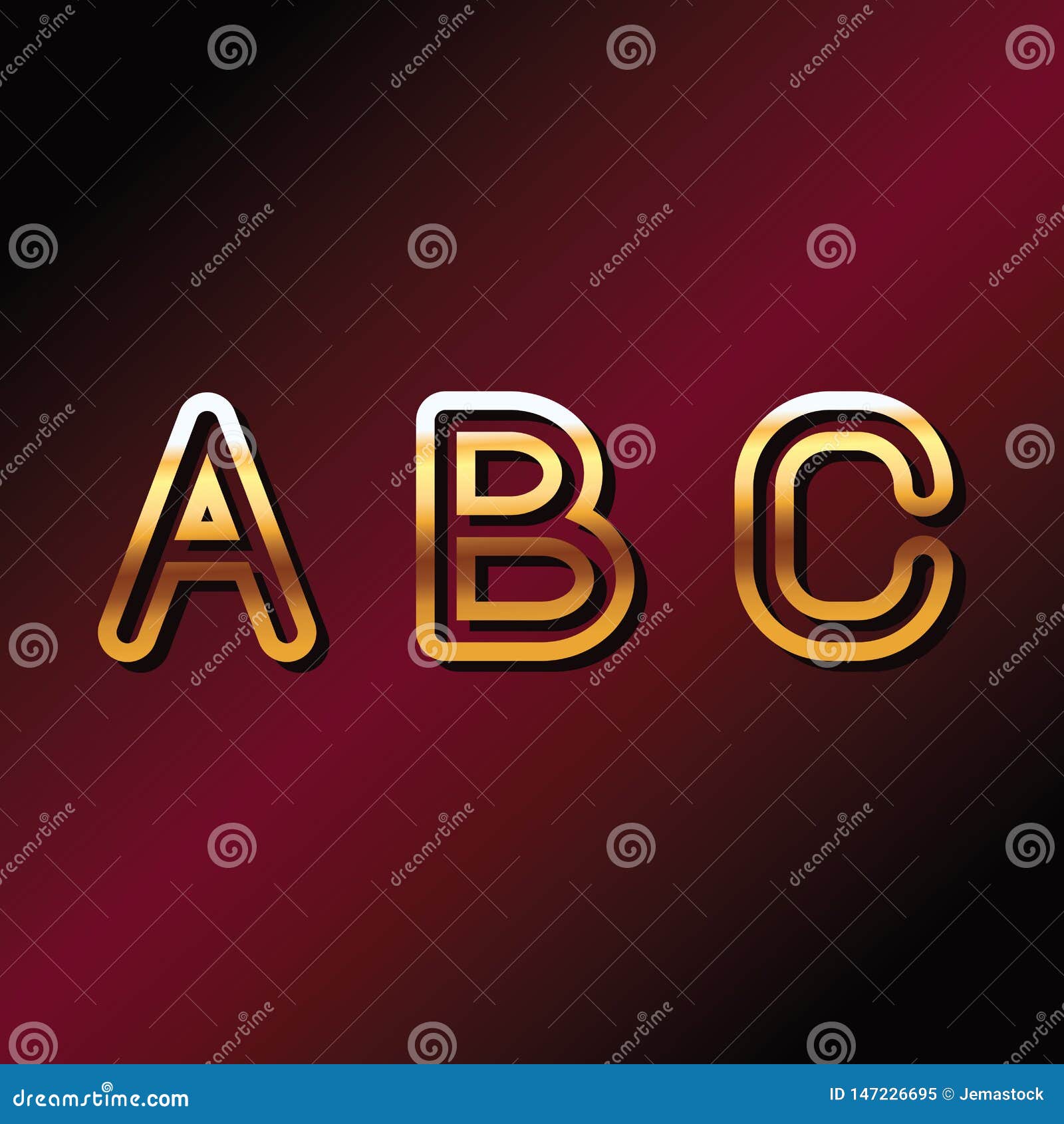 ABC Alphabet Fonts Alphabet Fonts Stock Vector - Illustration of ...
