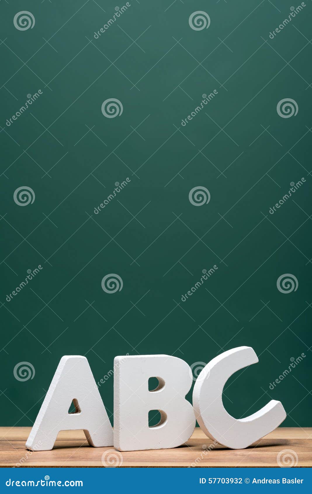 Abc Alphabet Letters in Front of Board Stock Photo - Image of high ...