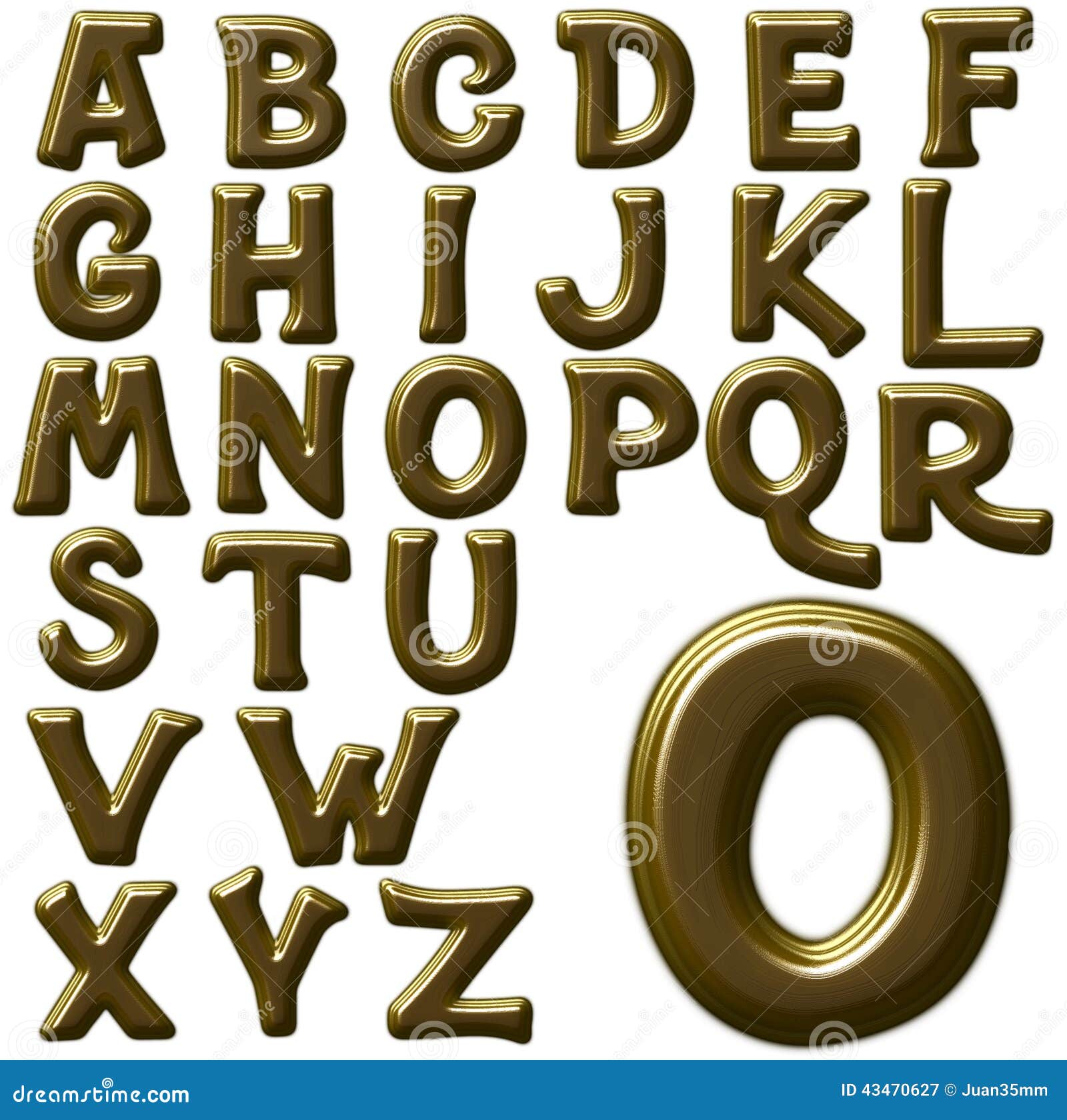 ABC Alphabet Special Design Set Stock Illustration - Illustration of ...