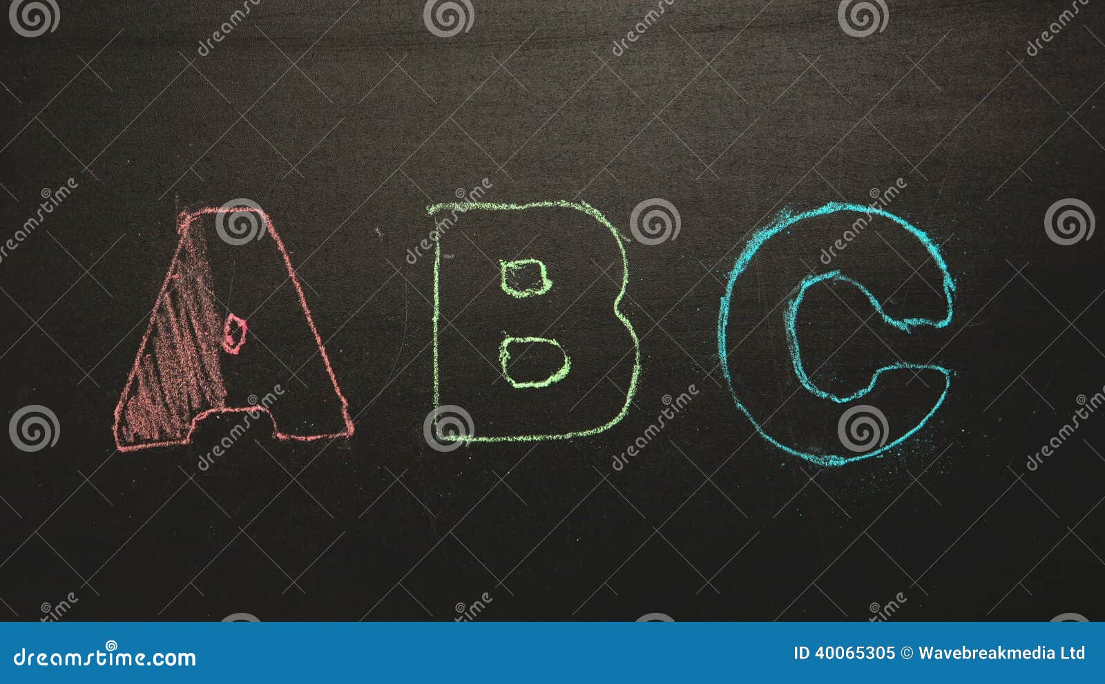 Abc Appearing Drawn on Blackboard with Chalk Stock Video - Video of ...