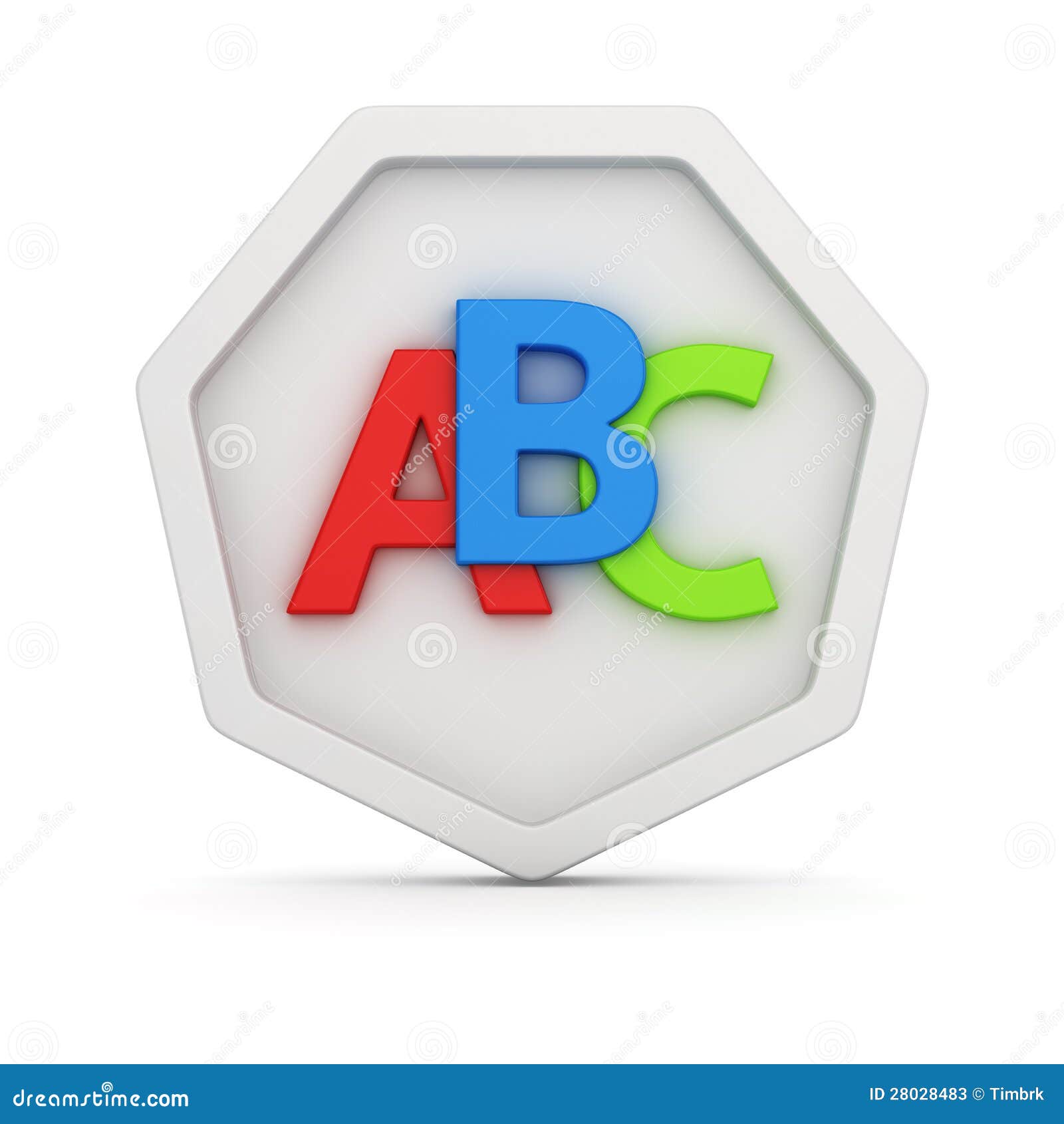 ABC badge stock illustration. Illustration of icon, colorful - 28028483