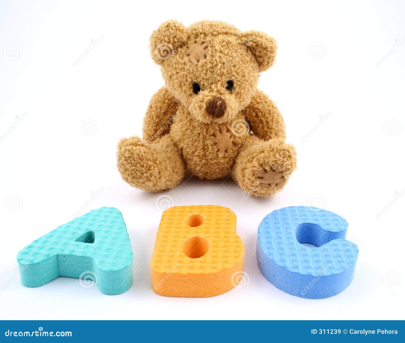 ABC Bear stock image. Image of children, school, baby, toys - 311239
