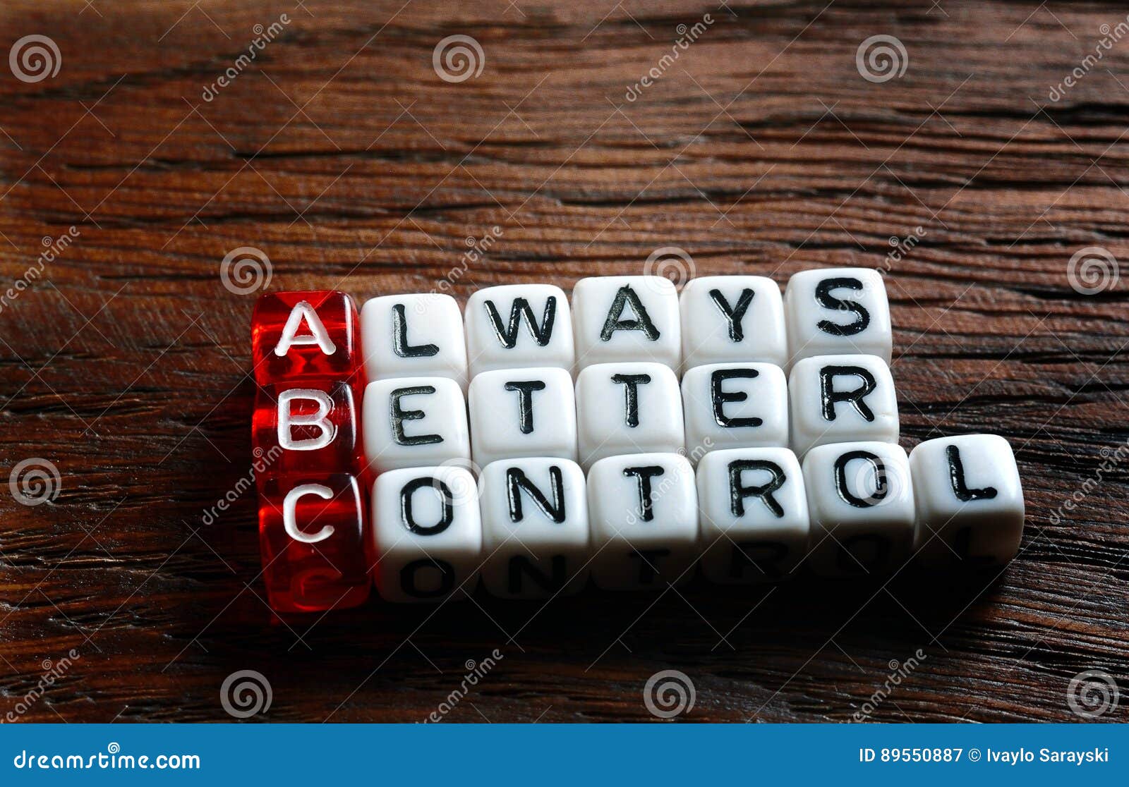 ABC always Better Control stock image. Image of closeup - 89550887
