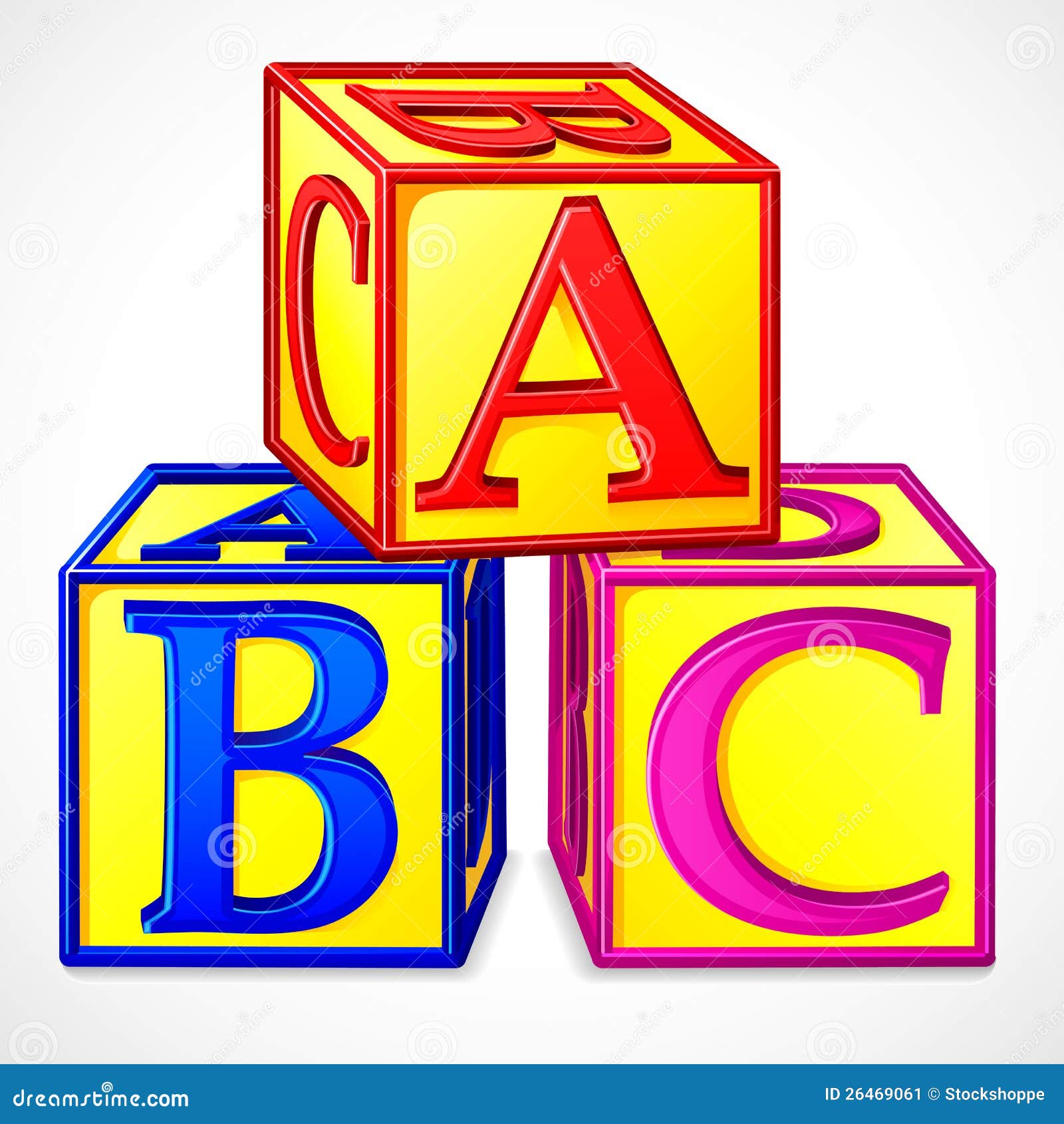 ABC Block stock vector. Illustration of elementary, basic - 26469061