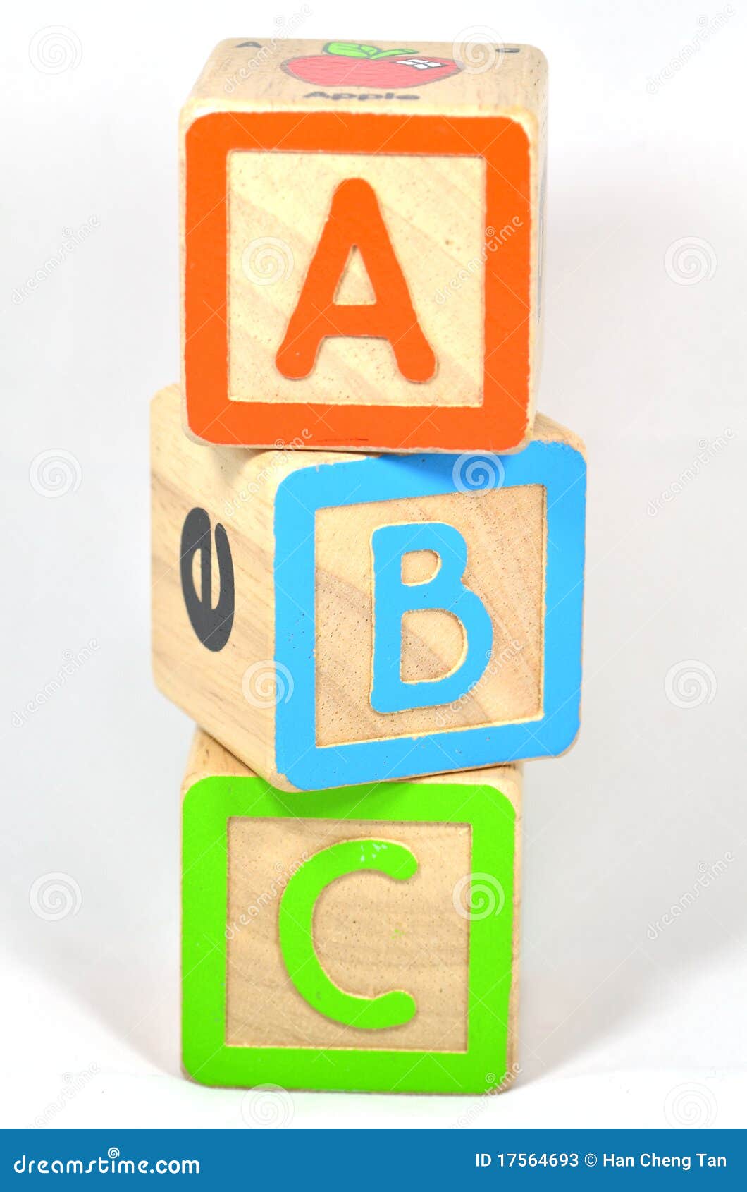 ABC Blocks stock image. Image of play, school, uppercase - 17564693