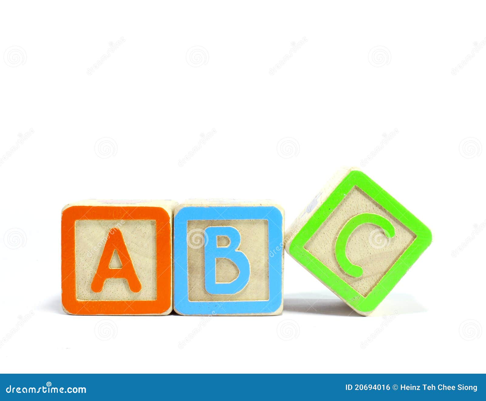 ABC Blocks stock photo. Image of colours, early, baby - 20694016