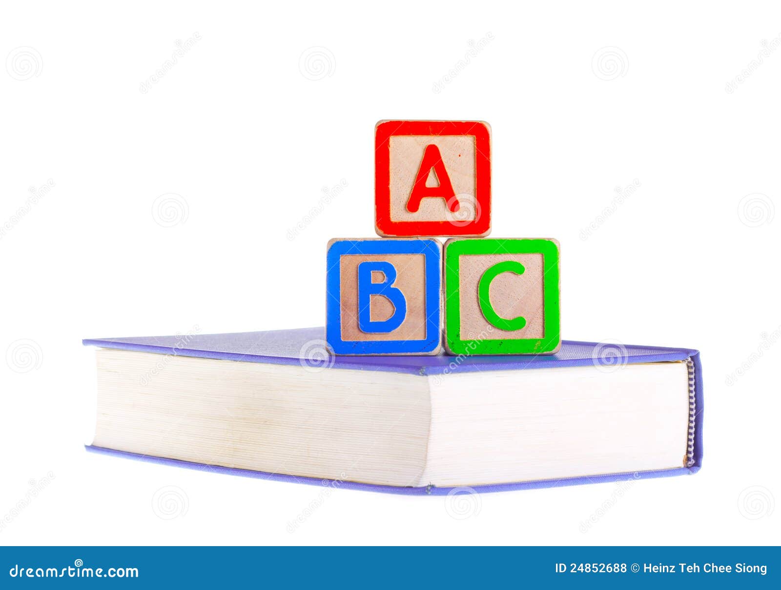 ABC blocks stock photo. Image of play, educate, teacher - 24852688