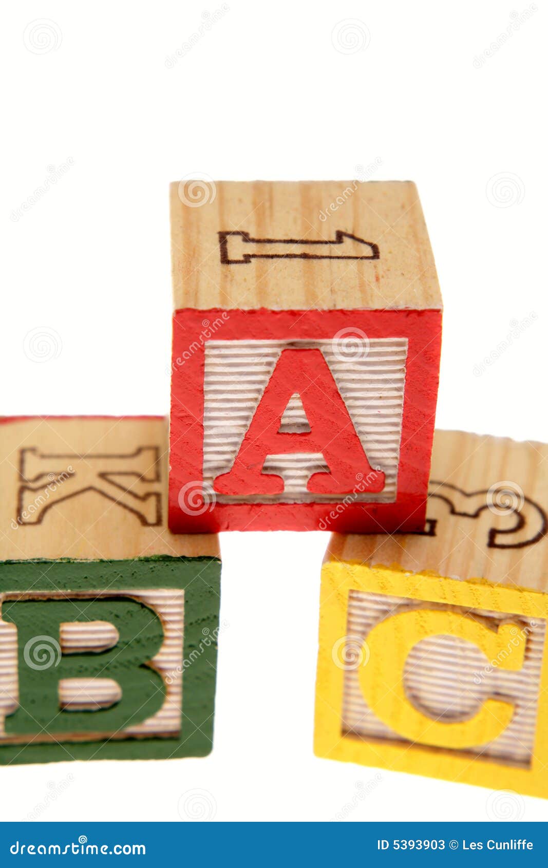 ABC blocks stock image. Image of basic, stacked, stack - 5393903
