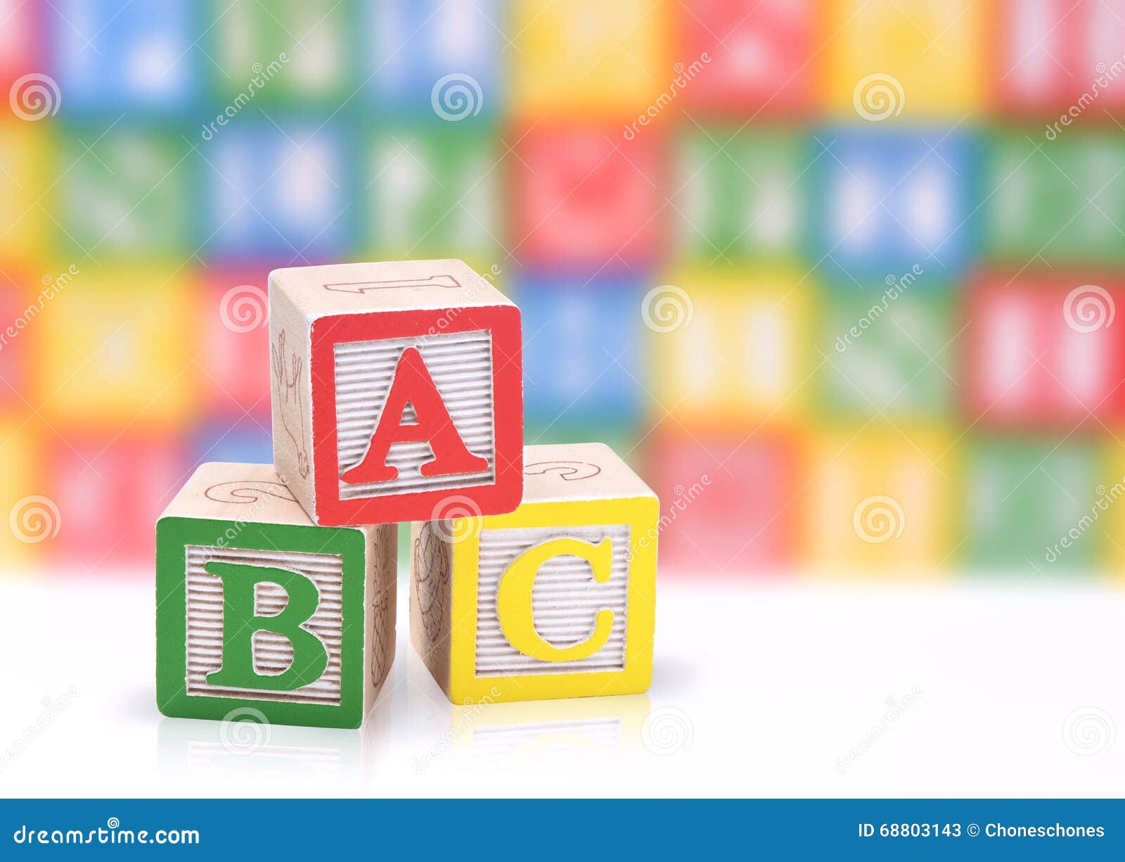 ABC blocks stock image. Image of basic, blurred, letters - 68803143