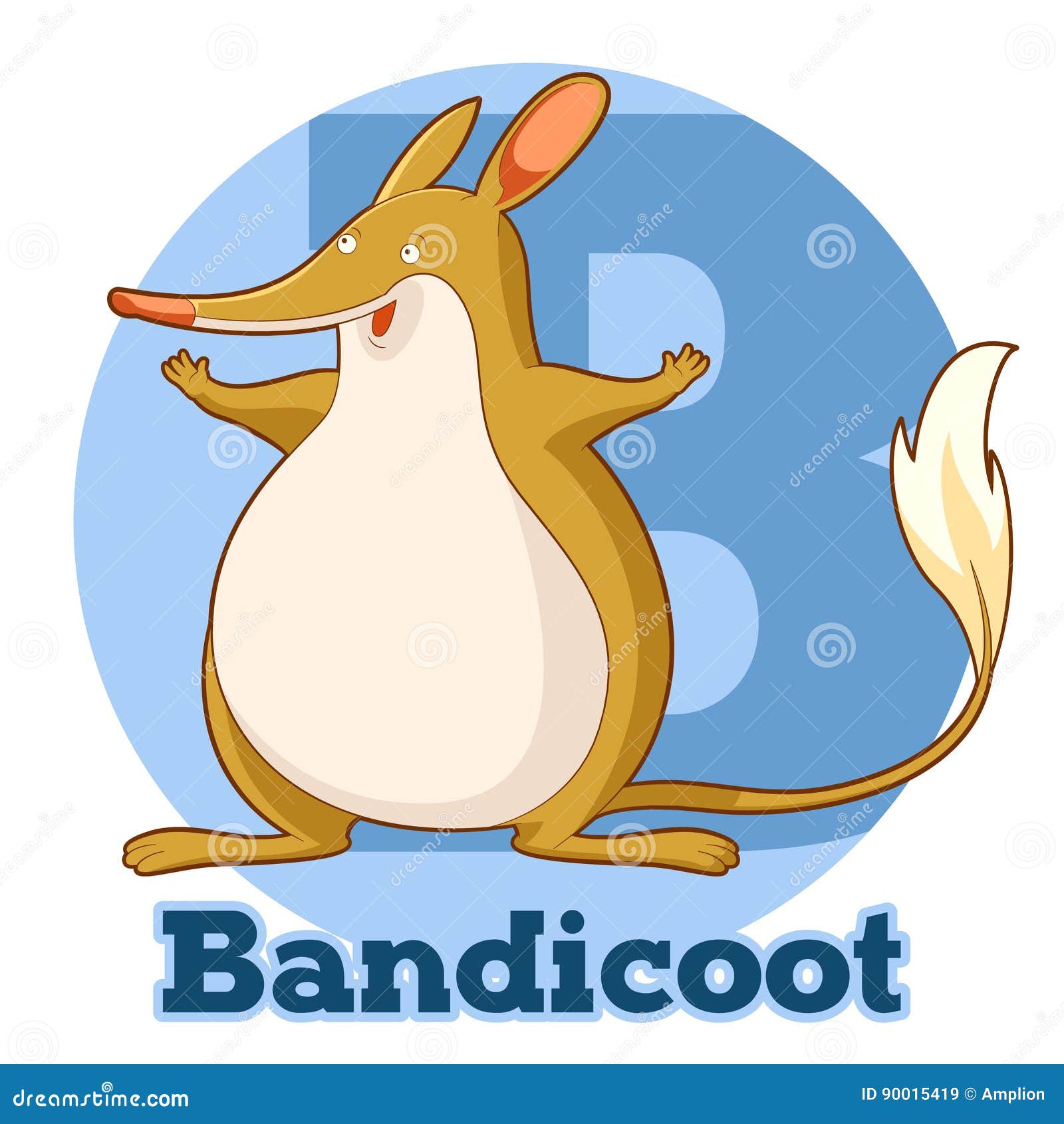 ABC Cartoon Bandicoot | CartoonDealer.com #90015419