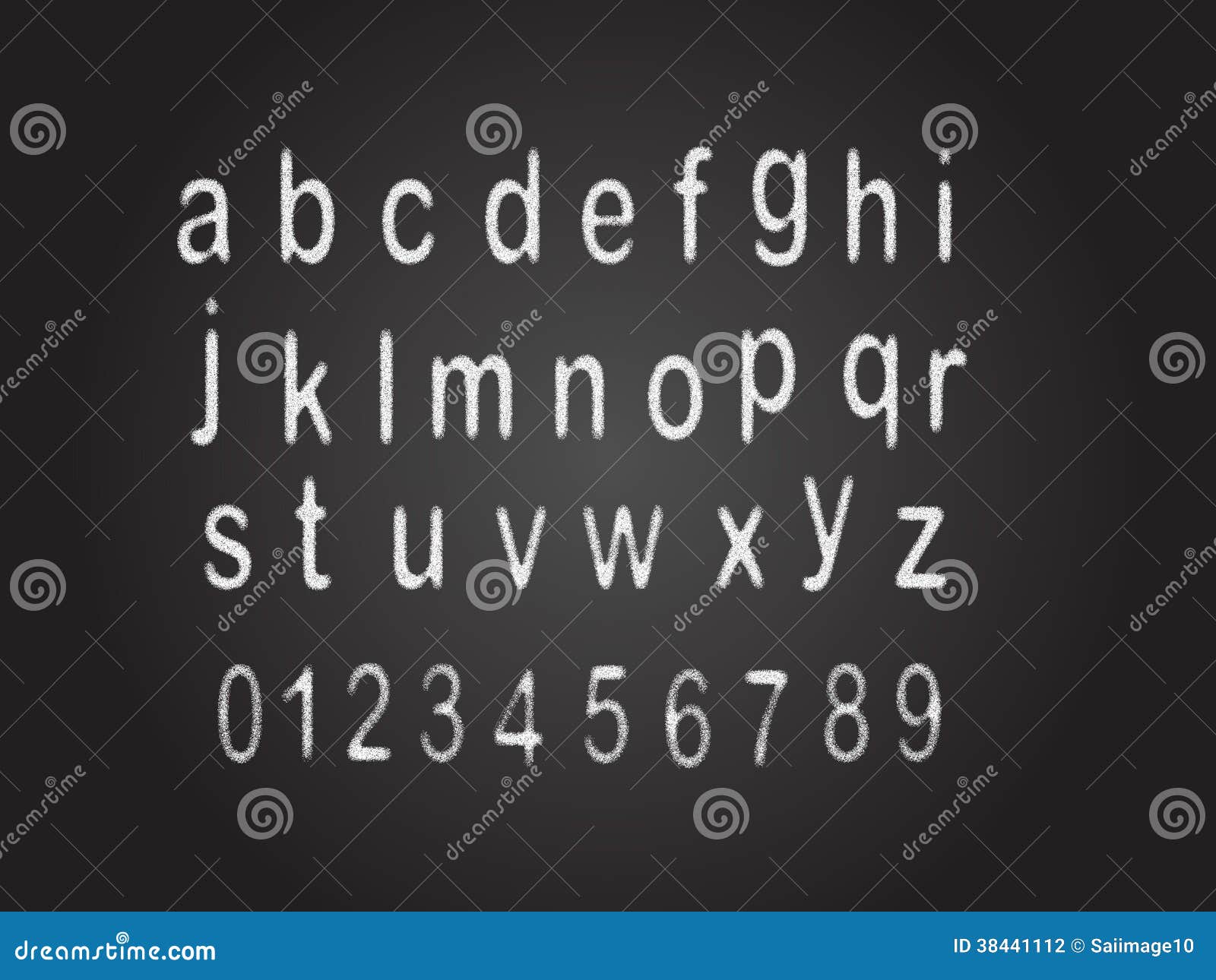 ABC chalk board stock illustration. Illustration of case - 38441112