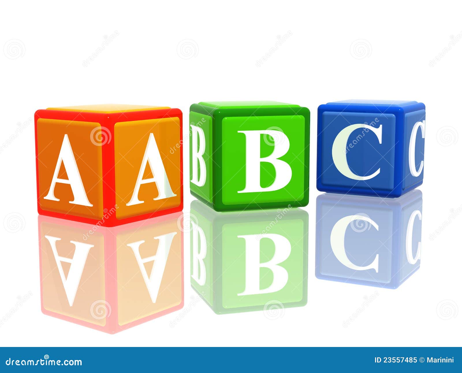 Abc color cubes stock illustration. Illustration of cube - 23557485