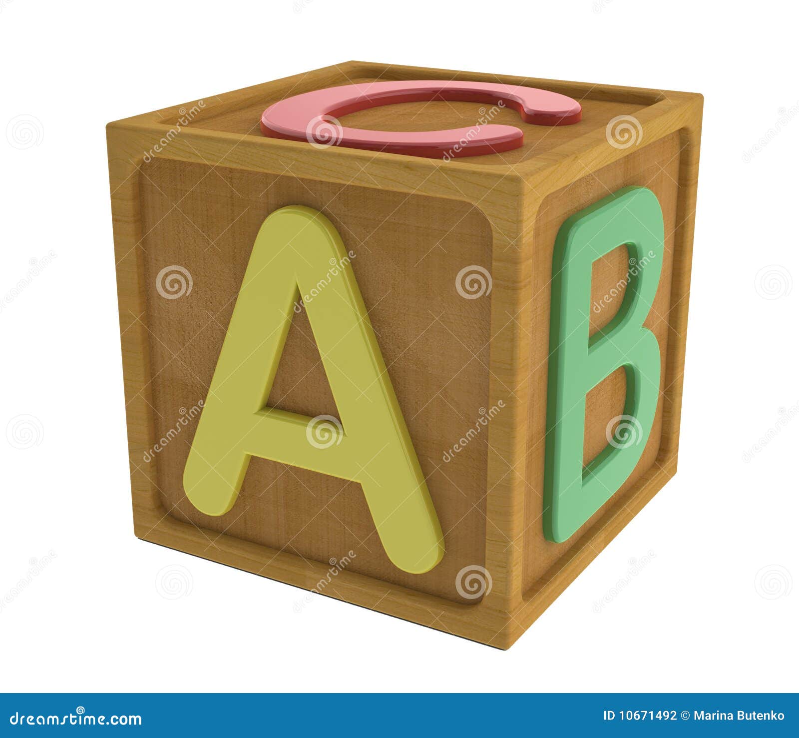 Abc Cube Stock Photography - Image: 10671492