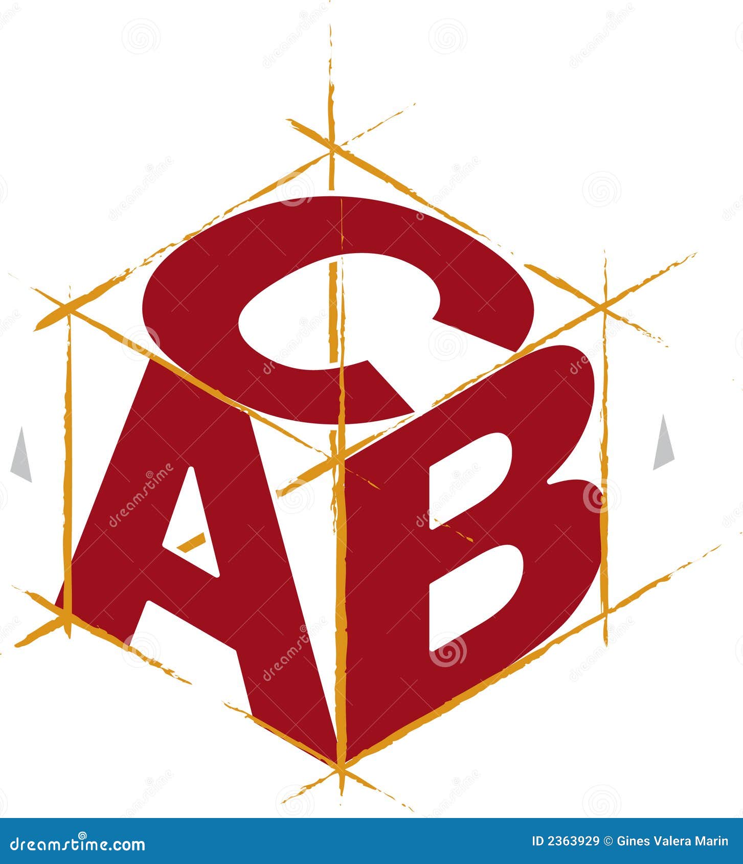 ABC cube (vector) stock vector. Illustration of letters - 2363929