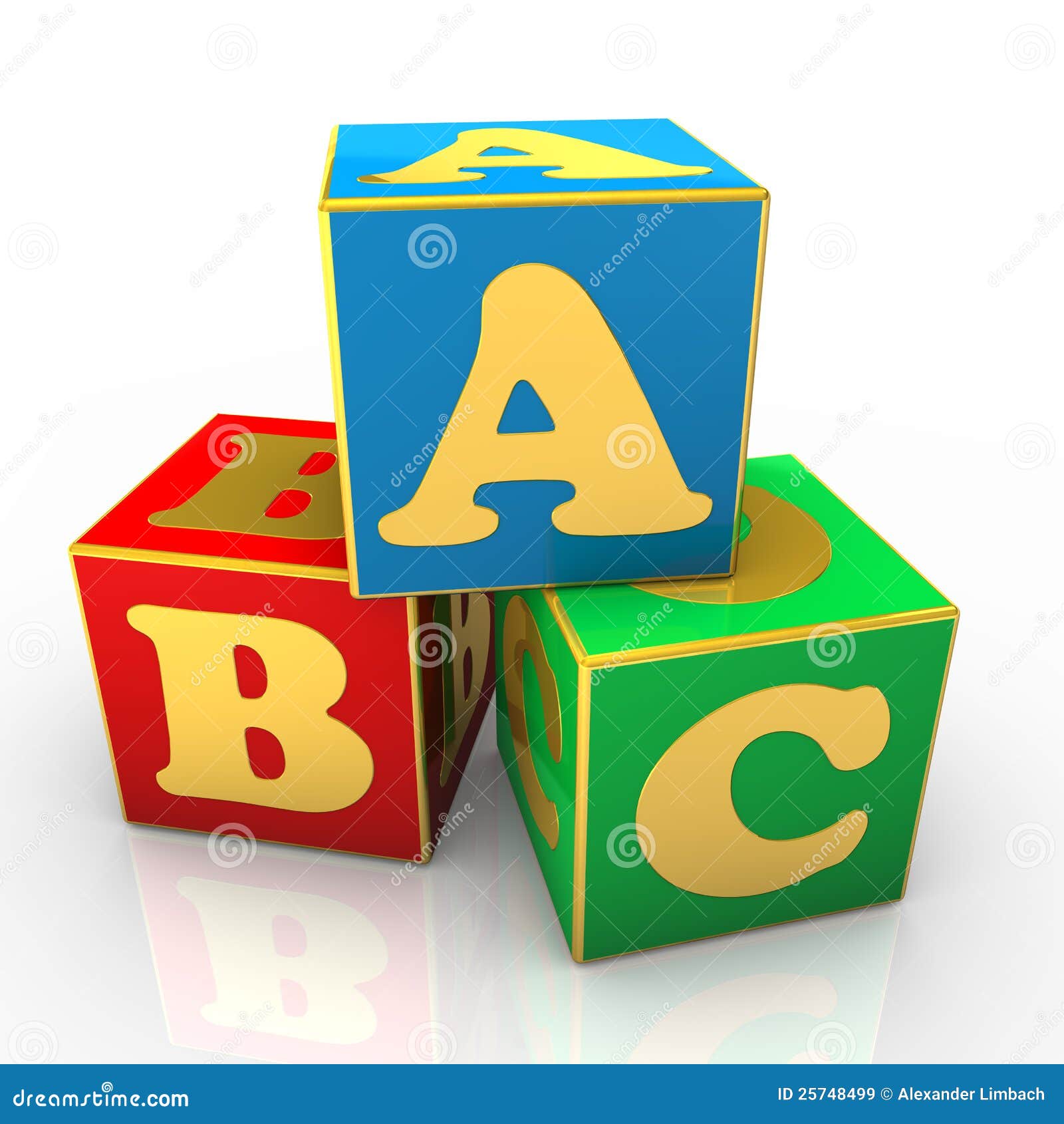 ABC Cubes stock illustration. Illustration of school - 25748499