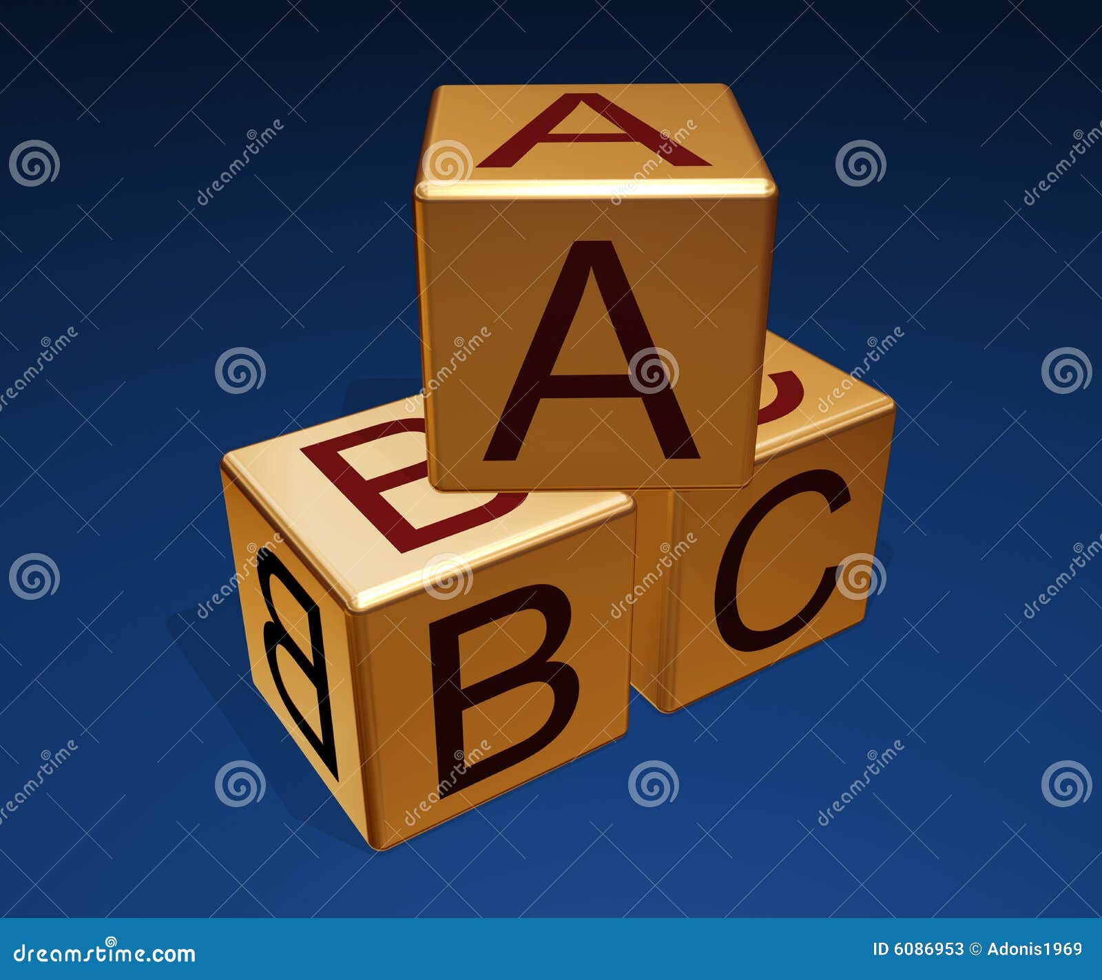 Abc cubes stock illustration. Illustration of play, objects - 6086953
