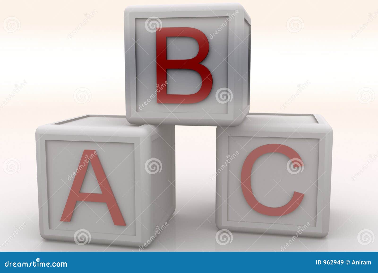 ABC Cubes stock illustration. Illustration of blocks, educational - 962949