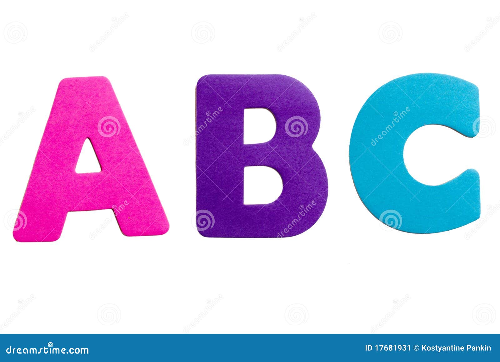 ABC de la letra imagen de archivo. Imagen de papel, servicio - 17681931