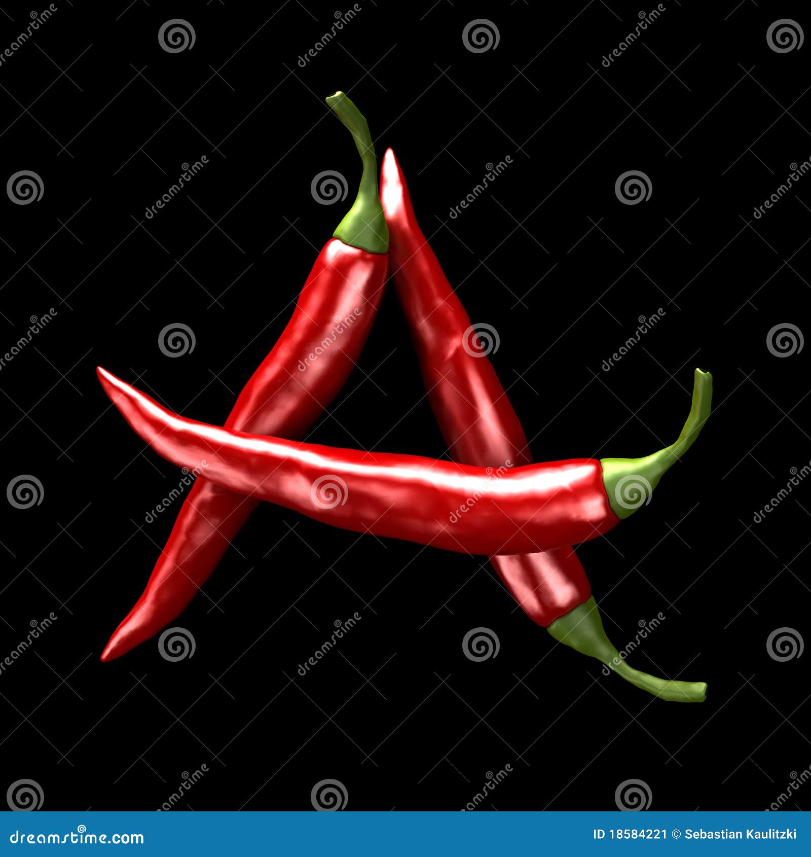 ABC del chile - a stock de ilustración. Ilustración de sano - 18584221