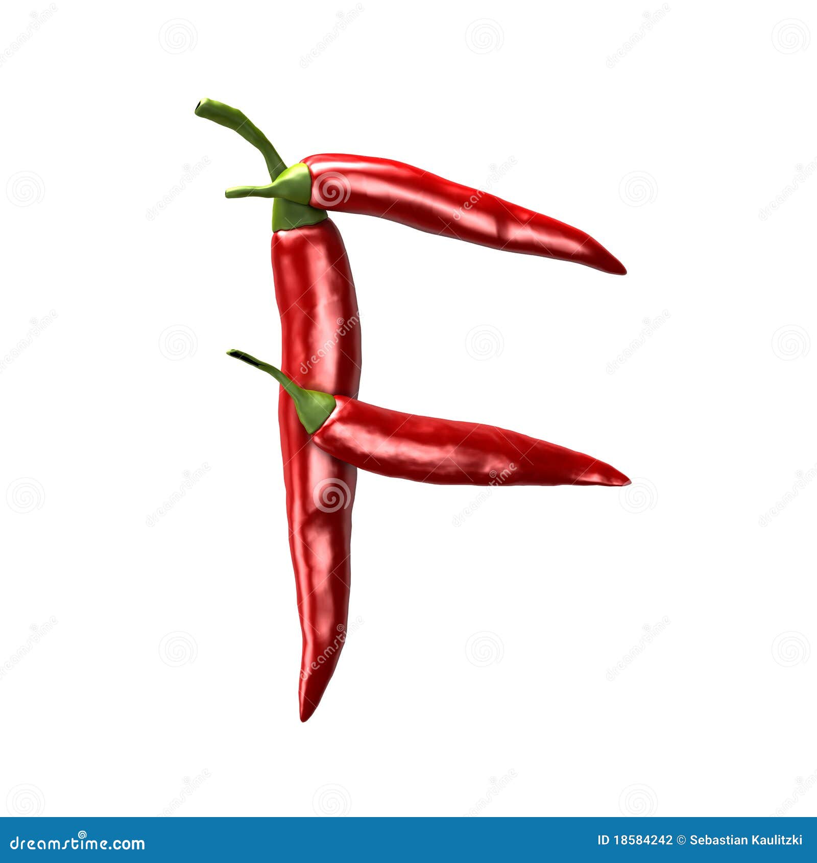 ABC del chile - F stock de ilustración. Ilustración de especia - 18584242