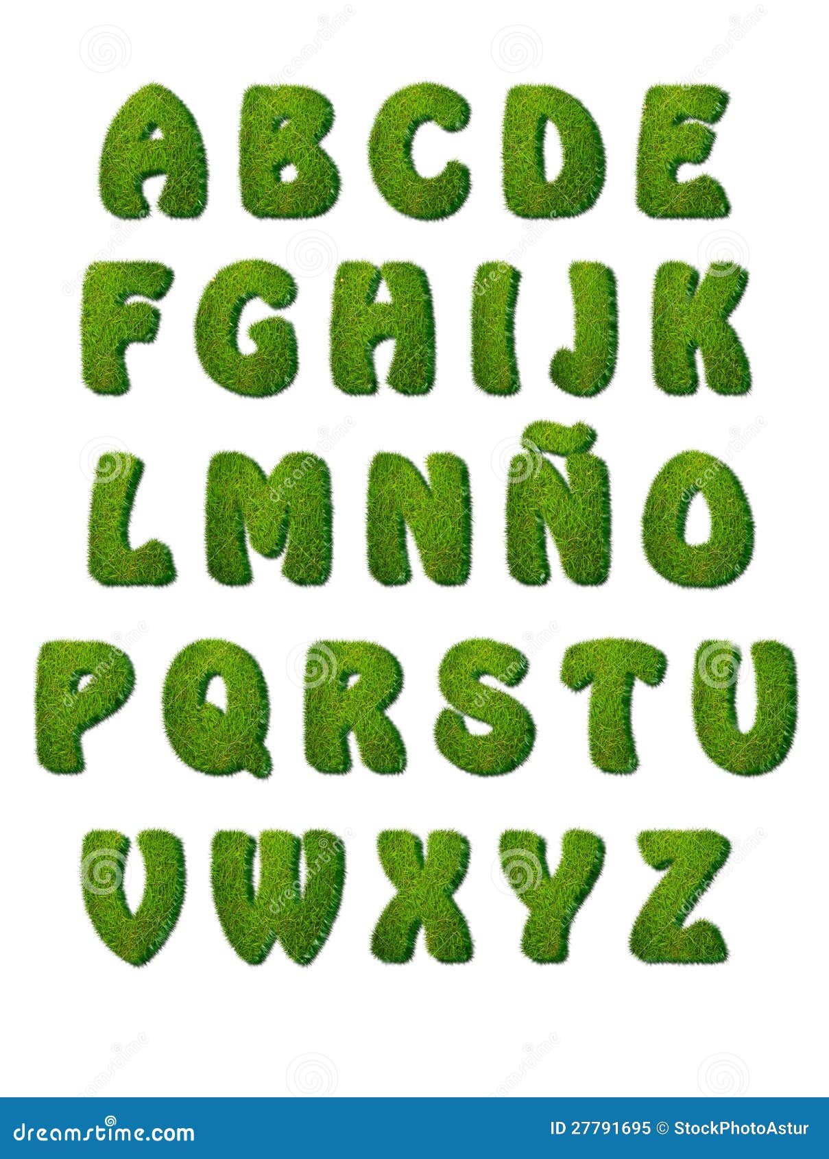 Abc grass. stock illustration. Illustration of environment - 27791695