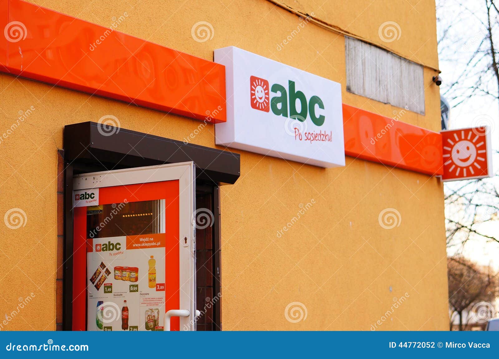 ABC grocery store editorial photography. Image of door - 44772052