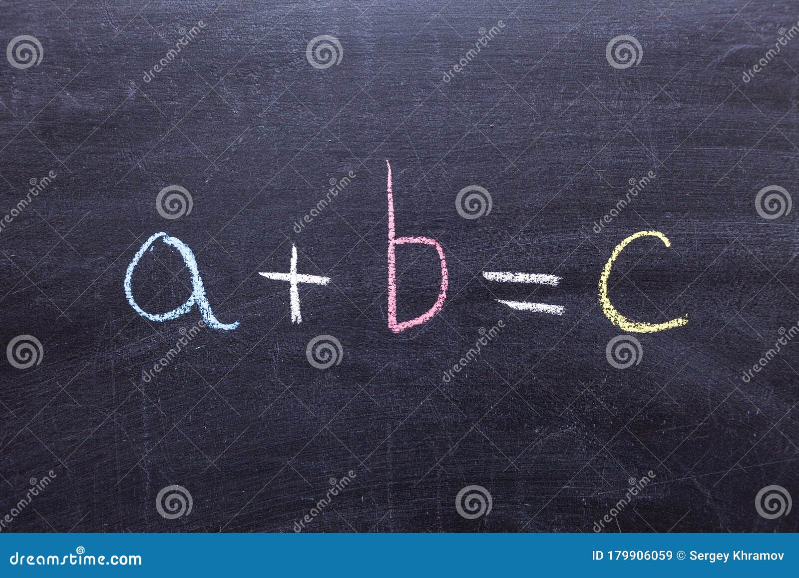 ABC Handwritten with White Chalk on a Blackboard Stock Image - Image of ...