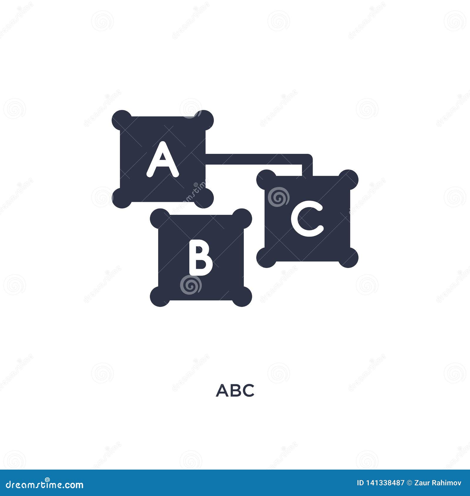 Abc Icon on White Background. Simple Element Illustration from ...