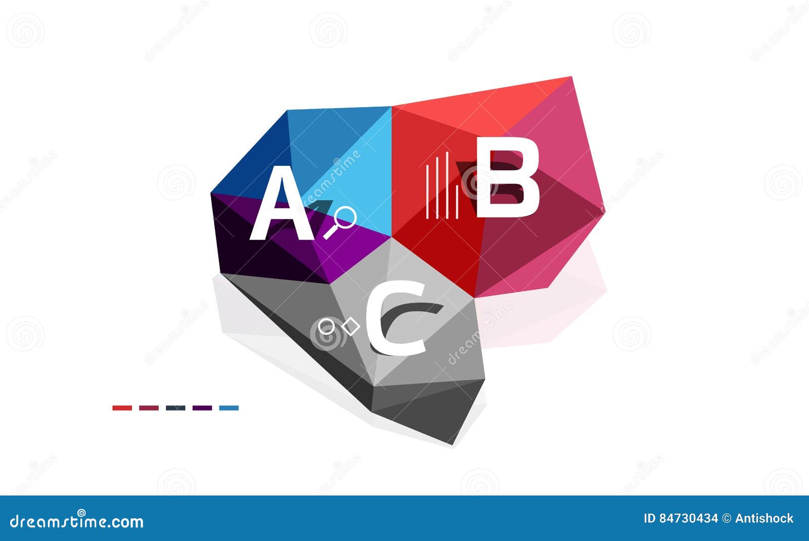 ABC infographics vector stock vector. Illustration of infographic ...
