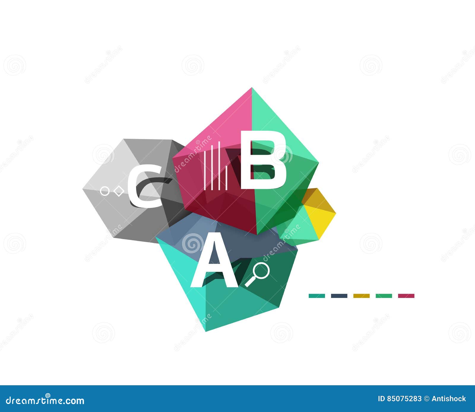 ABC infographics vector stock vector. Illustration of infographics ...