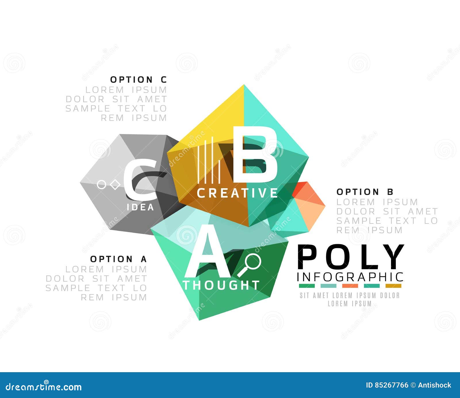 ABC infographics vector stock vector. Illustration of innovation - 85267766