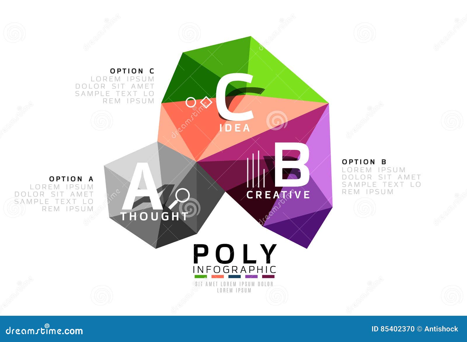 ABC infographics vector stock vector. Illustration of intelligence ...