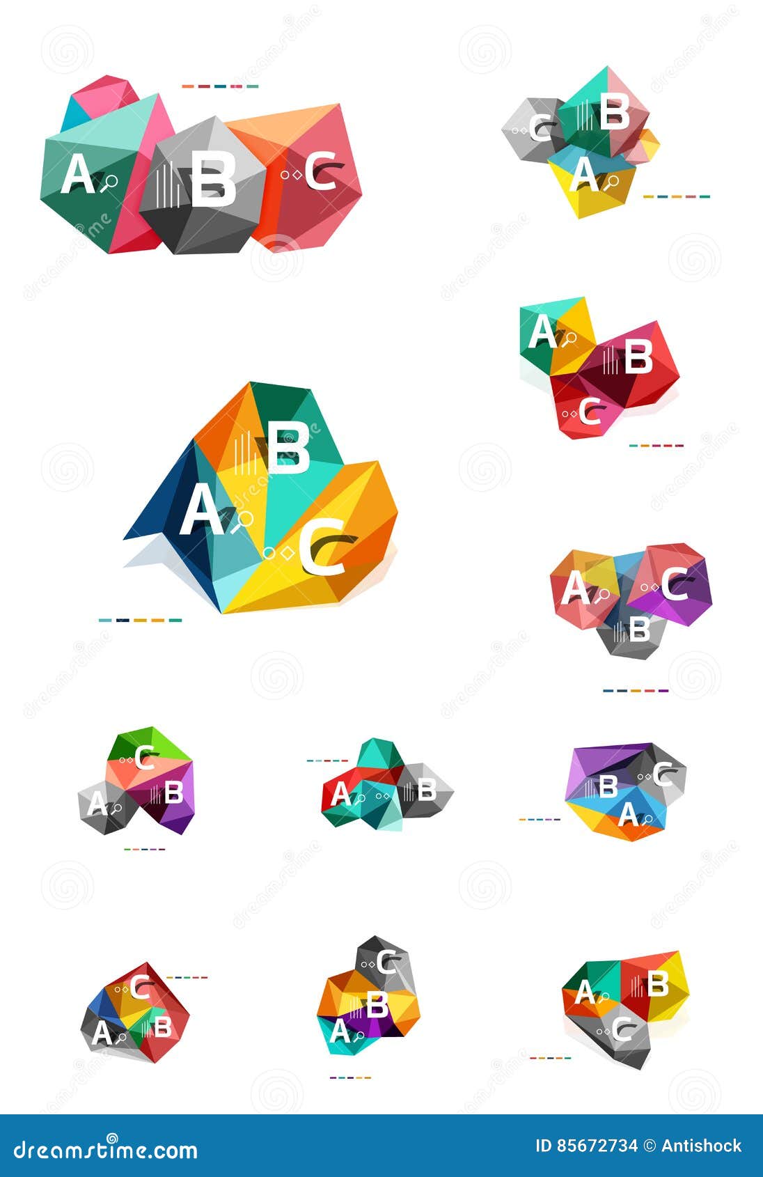 ABC infographics vector stock vector. Illustration of flat - 85672734