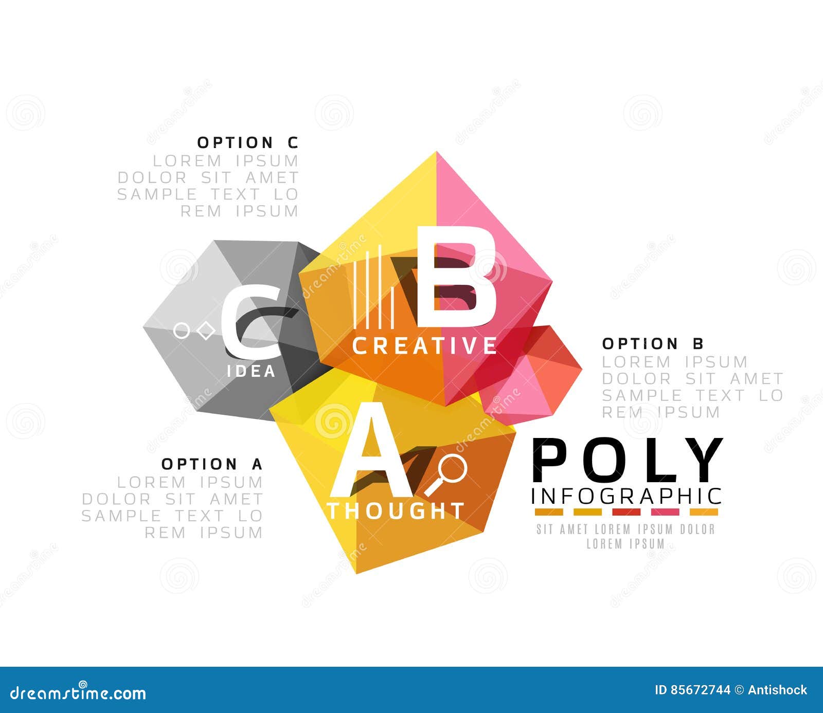 ABC infographics vector stock vector. Illustration of internet - 85672744