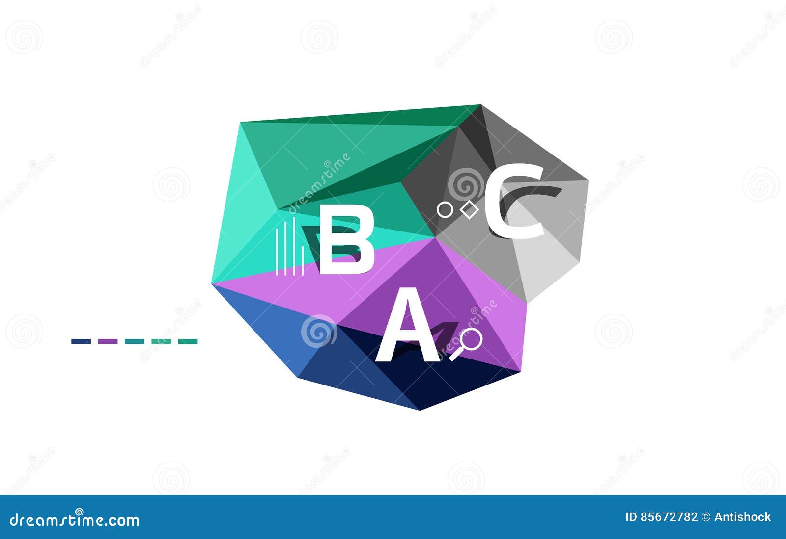 ABC infographics vector stock vector. Illustration of chart - 85672782