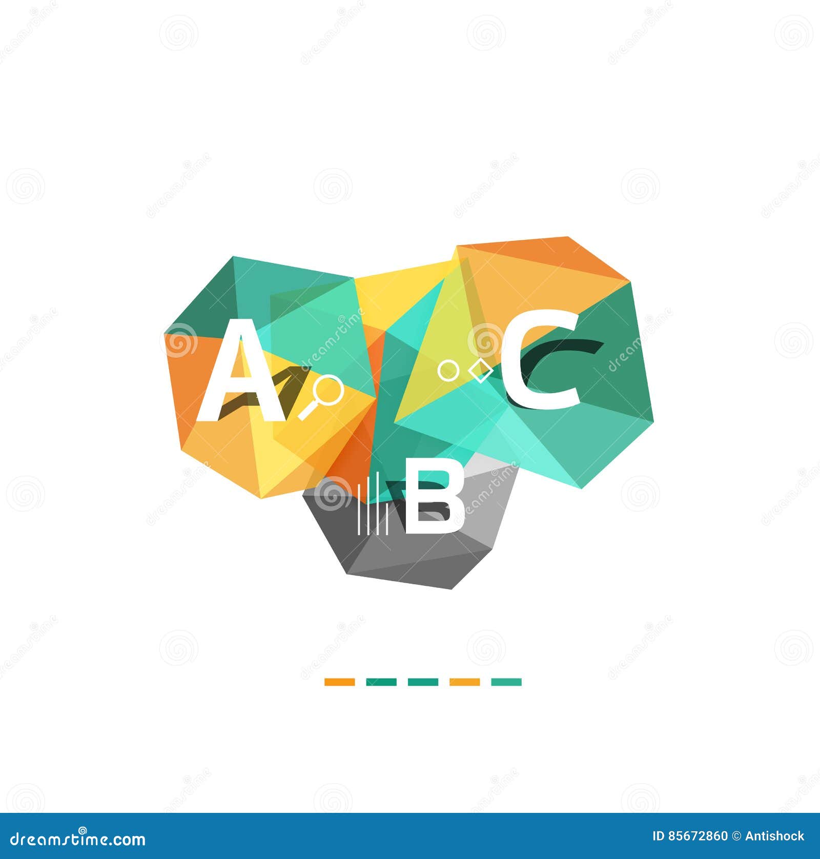 ABC infographics vector stock vector. Illustration of infograph - 85672860
