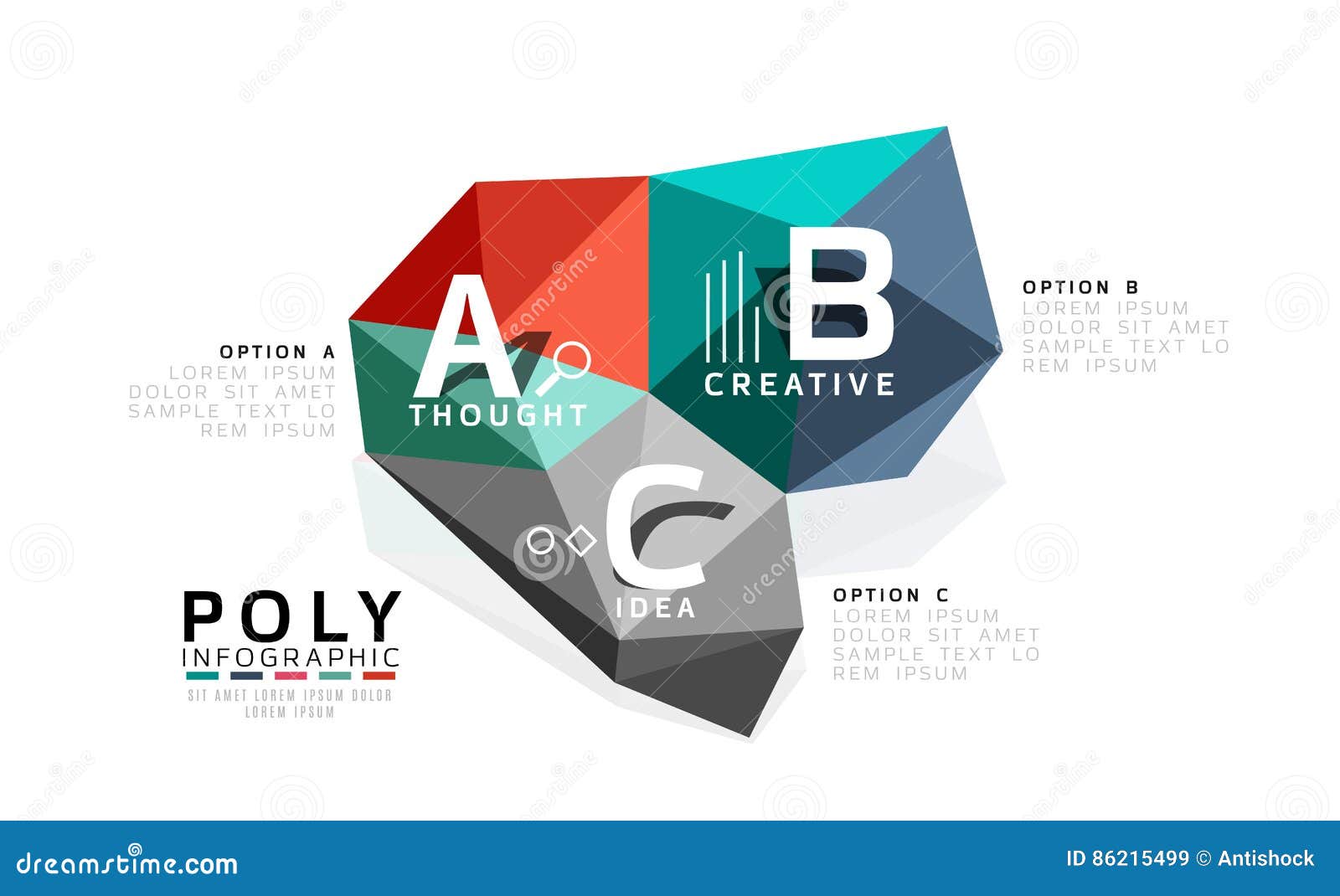 ABC infographics vector stock vector. Illustration of infographics ...