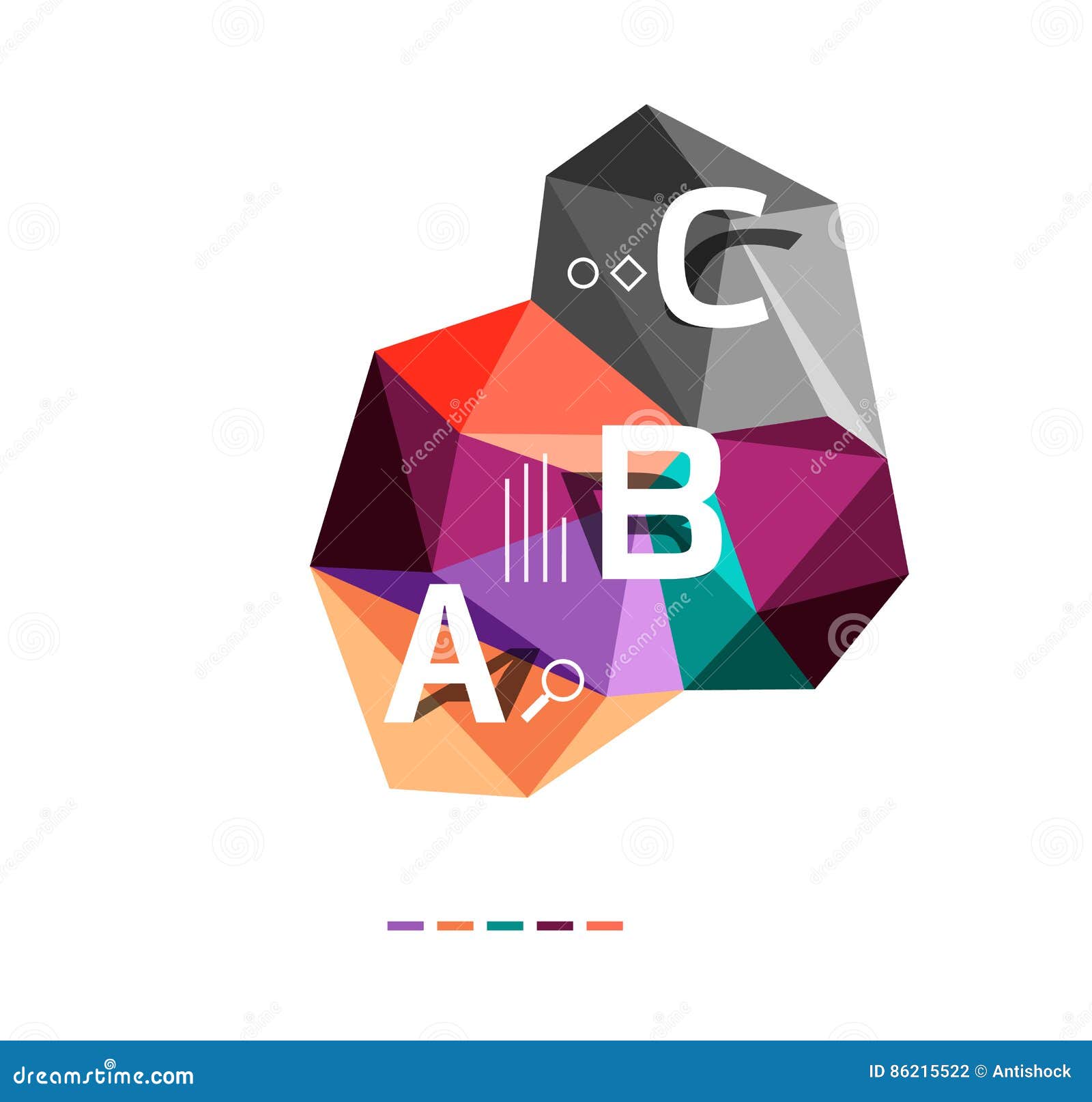 ABC infographics vector stock vector. Illustration of alphabet - 86215522