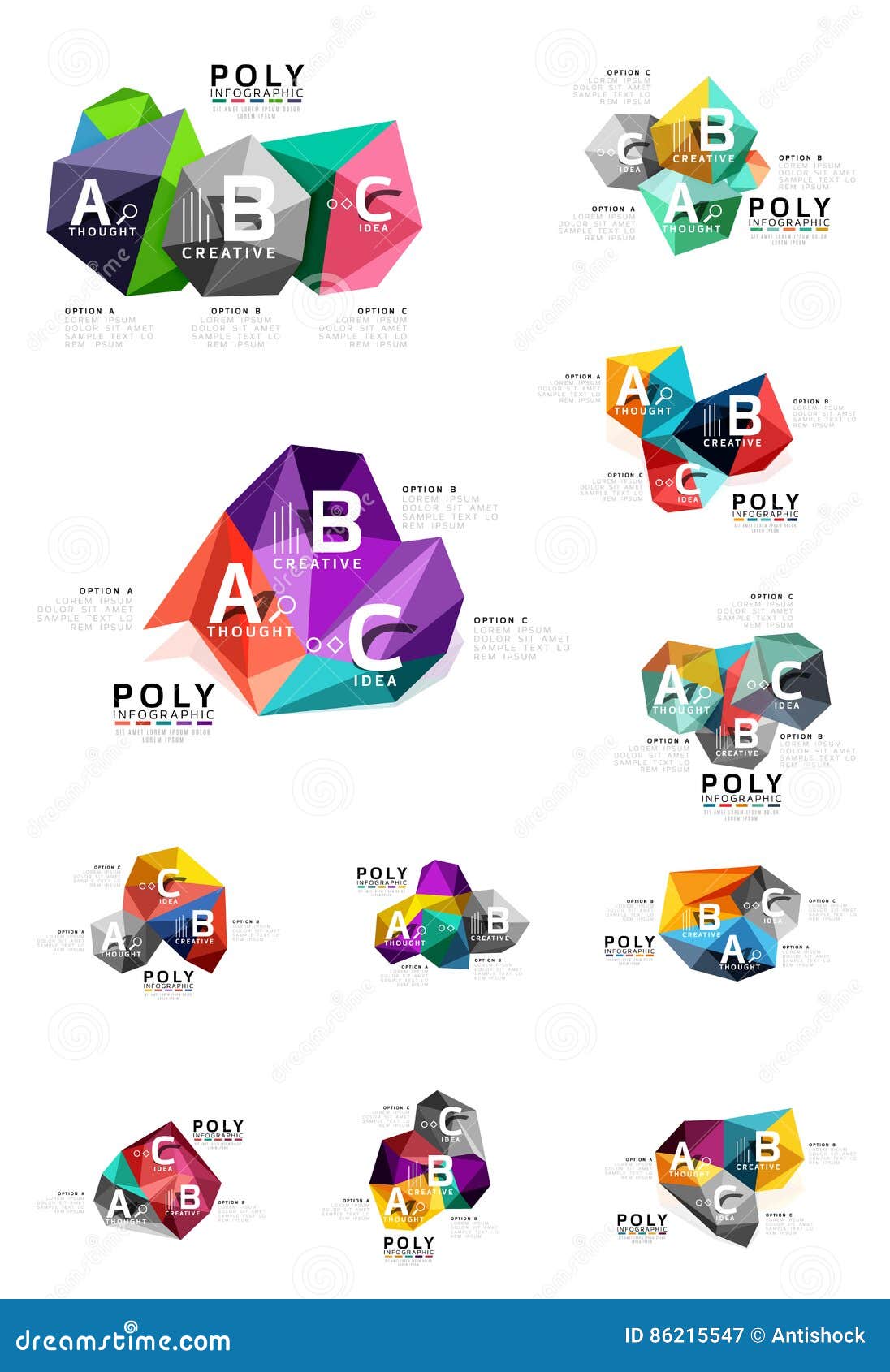 ABC infographics vector stock vector. Illustration of creative - 86215547