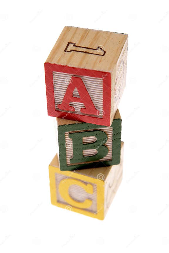ABC learning blocks stock image. Image of letters, isolated - 4177673